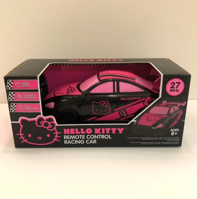 HELLO KITTY REMOTE Control Racing Car &Wheel Controller Black Pink ...