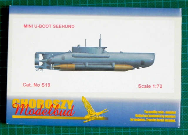 MINI U-BOOT &SEEHUND& 1/72 Choroszy Modelbud Resin Kit EUR 50,00 ...