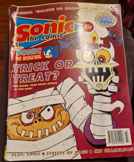 SONIC THE COMIC Fleetway issue 12 - 30th October1993 UK sega sonic the ...
