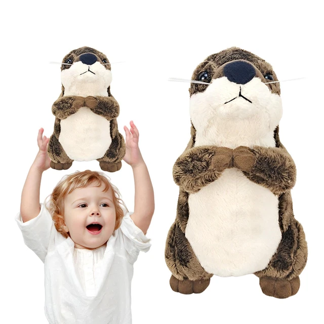 OTTERS PLUSH STUFFED Animal Realistic Stuffed Otters For Babies Otters Plush Toy £10.99 ...