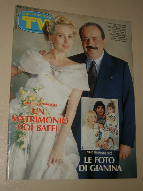 TV SMILES CANZONS=1989/25=CONSTANZO=SABRINA Salerno=Enrico Ruggeri ...