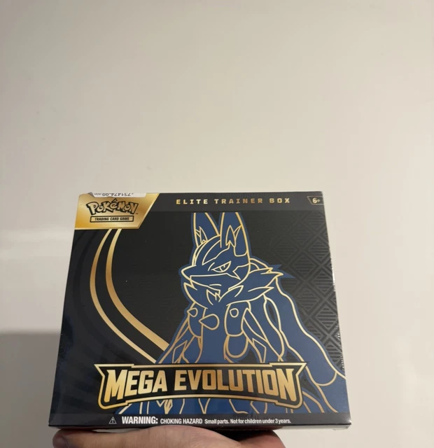 POKÉMON TCG MEGA Evolution Elite Trainer Box Lucario ETB New & Sealed ...