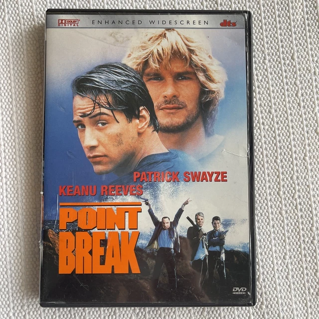 POINT BREAK (DVD, Enhanced Widescreen) Keanu Reeves, Patrick Swayze Non ...