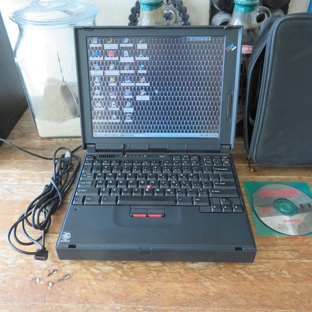 IBM 385ED TYPE 2635 Vintage Laptop Windows 95 2GB HD 16MB RAM £124.24 ...