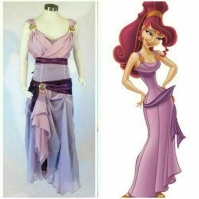 Disney Megara Princess Hercules Wife Meg Adult Princess Dress Cosplay 0905