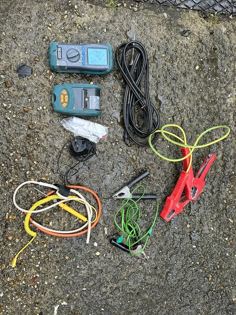 KANE 455 FLUE Gas Combustion Analyser + Printer, Clamps, temperature ...