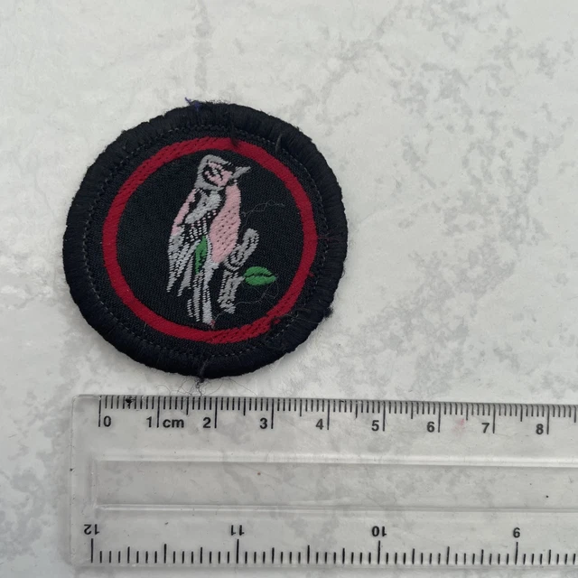 VINTAGE GIRL GUIDES CHAFFINCH Bird Patrol Emblem Embroidered Patch Sew On £4.90 - PicClick UK