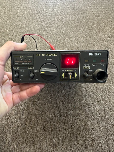 PHILIPS FM 620 40 Channel Uhf Cb Radio $100.00 - PicClick AU
