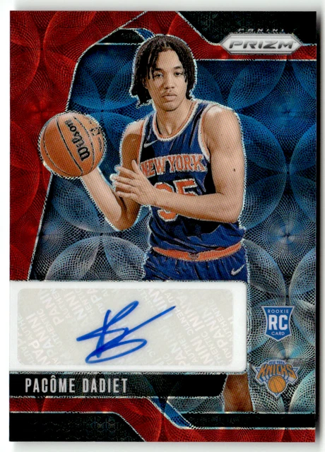 2024-25 PANINI PRIZM NBA No. RSI-PDK Pacome Dadiet Novato Auto Red Scope EUR 13,72 - PicClick ES