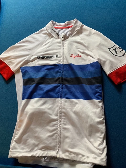 RAPHA TOM SIMPSON Simpsonissimo cycling jersey Size Large ltd edition £ ...