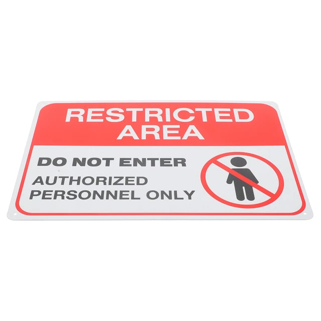 DO NOT ENTER Warning Sign Safety Caution Sign Restricted Sign No ...
