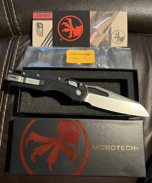 MICROTECH MSI RAM-LOK Tri-Grip Polymer Handle Black Stonewash 210T ...