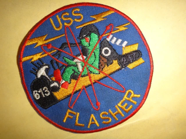 US NAVY USS FLASHER SSN-613 Submarine Cold War Patch $16.12 - PicClick CA
