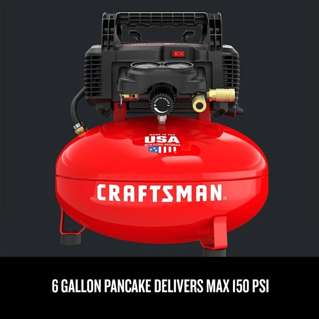 Craftsman Pancake Compressor 150 Psi 6 Gal