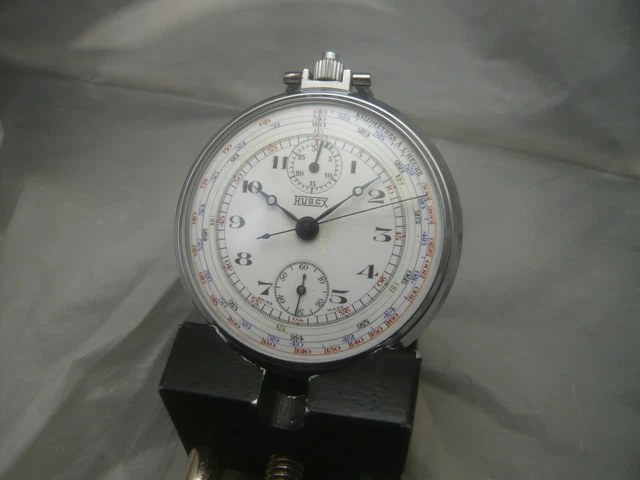 HUGEX VALJOUX 25 Chronograph Pocket Watch / Taschenuhr - Sehr Schön ...