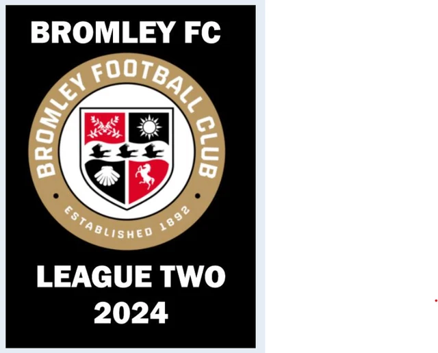BROMLEY FC VERY Rare League Two 2024 Rare Coloured Badge £9.99 ...