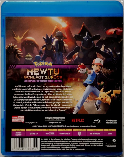 POKEMON: MEWTU SCHLÄGT zurück - Evolution (2019) NEU, Animation, Blu ...