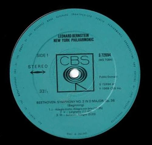 LUDWIG VAN BEETHOVEN, Orchestre philharmonique de New York, Leonard ...