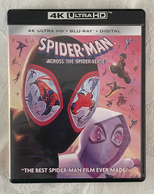 SPIDER-MAN ACROSS THE Spider-Verse Blu-Ray, Digital, + 4K Disc* (SEE ...