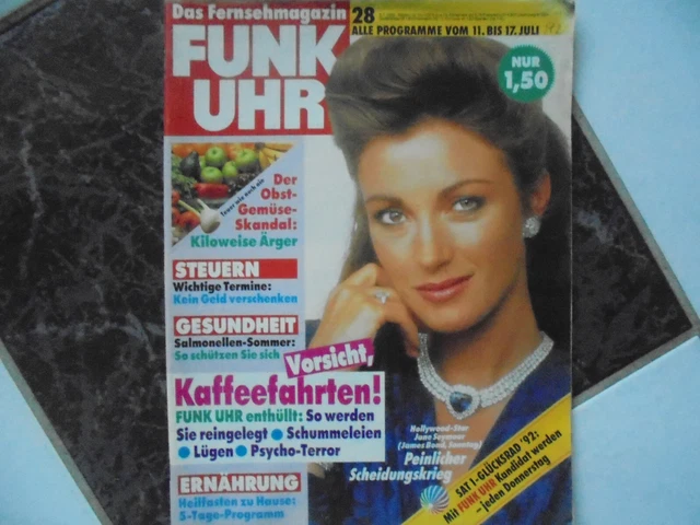 FUNK UHR 28/1992 TB:Hollywood Star Jane Seymour/Karsten Speck/TV ...