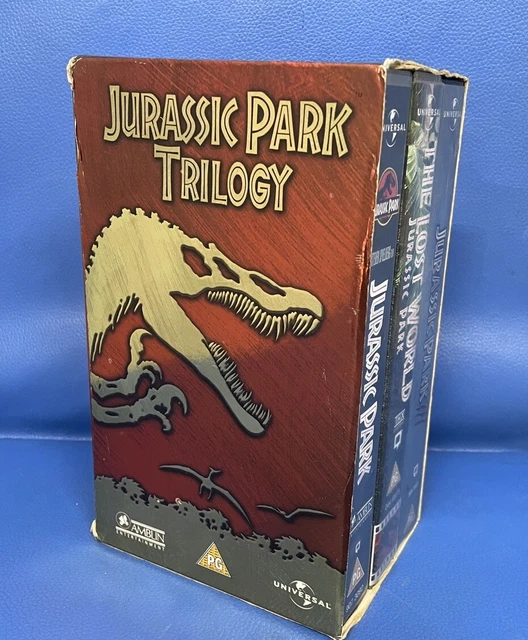 JURASSIC PARK TRILOGY VHS Video Tape Box Set - 1 2 3 Lost World EUR 17 ...
