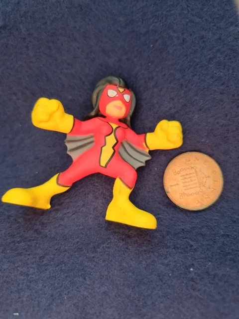 HASBRO MARVEL SUPER Hero Squad Red Spiderwoman Spiderman Friends Action ...