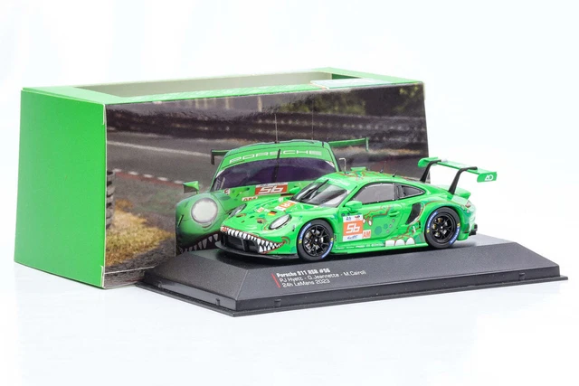 1:43 PORSCHE 911 RSR-19 #56 24h Lemans 2023 Rexy Ao Course 1:43 IXO EUR ...