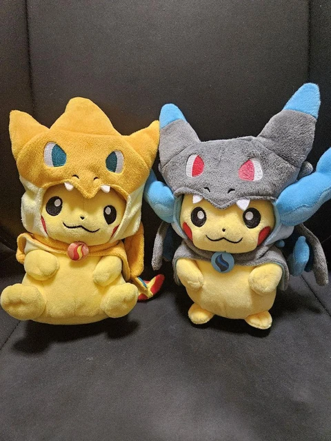 POKEMON PLUSH STUFFED toy Charizard Mega Pikachu M55 £186.86 - PicClick UK