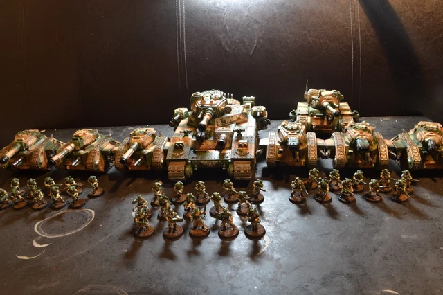 WARHAMMER 40K ASTRA Militarum Army Imperial Guard Pro Painted 2000pts ...