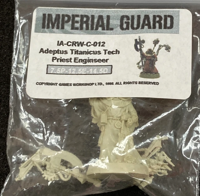 40K FORGE WORLD Adeptus Titanicus Tech Priest moteur a besoin d'amour ...