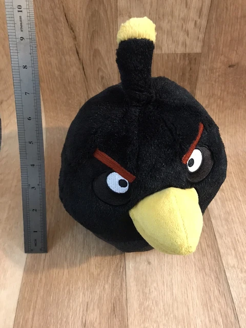 ANGRY BIRDS SOFT Toy Black Bird Angry bird Soft Plush Toy Character 8 ...