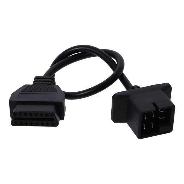 BLACK 6 PIN OBD1 to 16 Pin OBD2 Diagnostic for Dodge EUR 10,30 ...