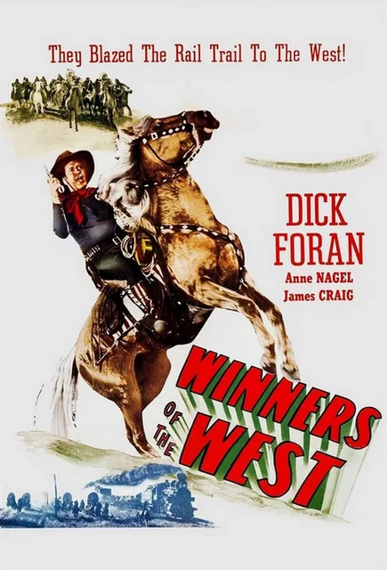 WINNERS OF THE West (1940) Colorized Public Domain DVD Frog Millhouse £ ...