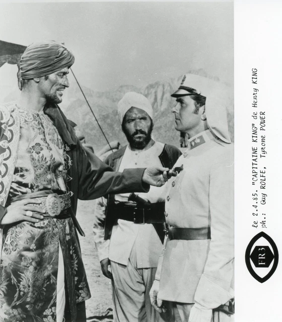 TYRONE POWER GUY Rolfe "Capitaine King" Henry King Photo De Presse ...