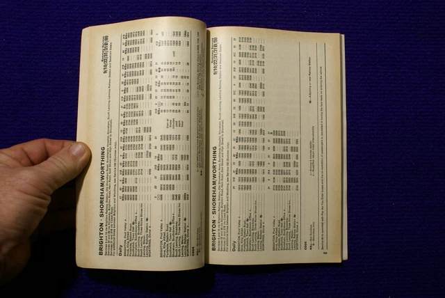 SOUTHDOWN BUS COACH Transport Timetable Route Map West Sussex Edition ...