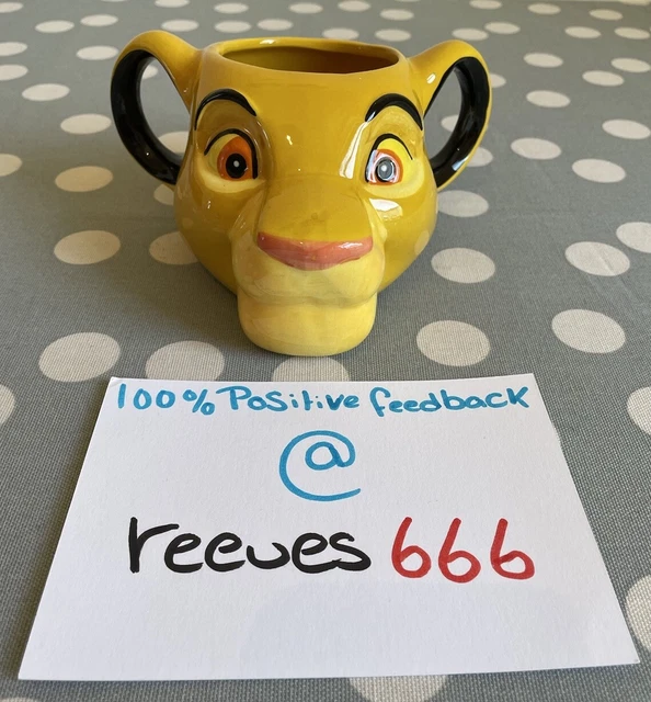 DISNEY THE LION King Simba / 3D Ceramic Mug Head / 3d Mug / NEW ...