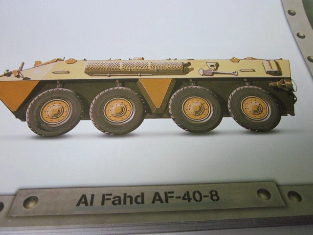 RADPANZER TYPENBLATT AL Fahd AF-40-8 Saudi Arabien ...