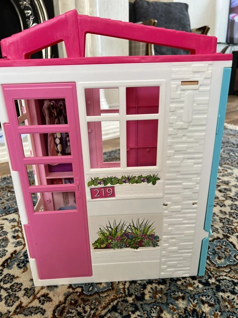 BARBIE DOLL FOLD Away Portable 1 Storey Dreamhouse House Play Set £15. ...