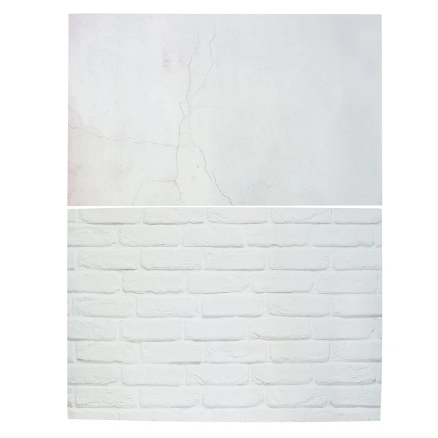 BACKDROP PAPER DOUBLE-SIDED Brick Wall Texture Pattern Photo Background ...