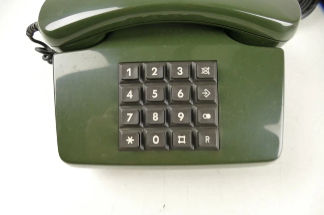 TELEPHONE FEDERAL POST Office Tel 0164 Green 16 Buttons from 6/89 ...