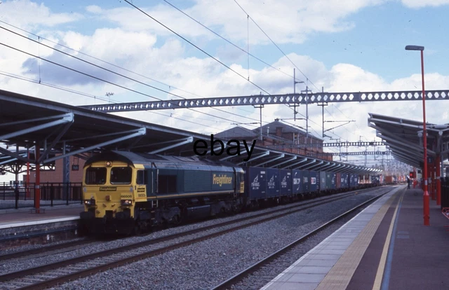 35MM RAILWAY SLIDE- Freightliner Diesel Electric Loco Class 66. 66505 ...