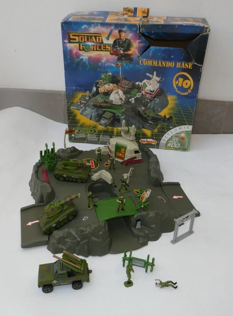 MAJORETTE SET SQUAD Force Base commando électronique 1991 EUR 14,99 ...