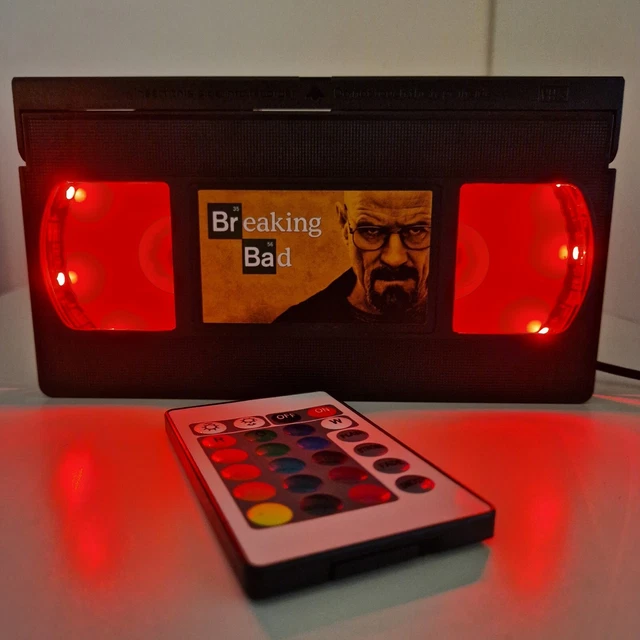 BREAKING BAD USB LED VHS Tape Lamp Birthday Christmas Gift Ideas Retro ...