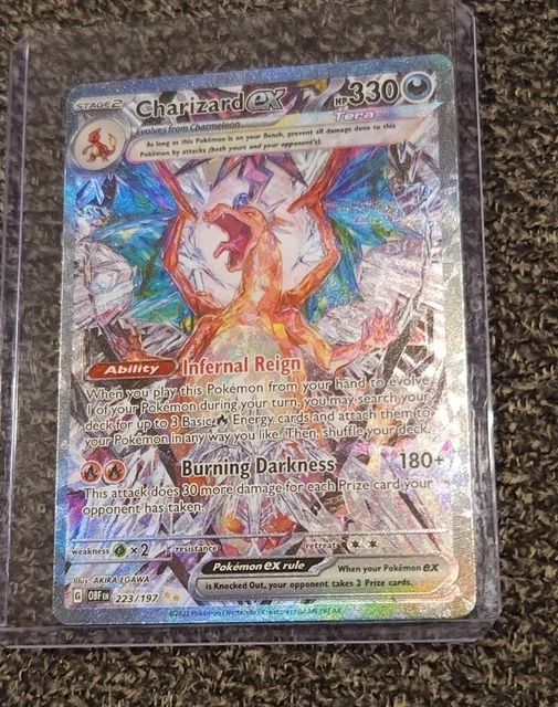 CHARIZARD EX 223/197 Obsidian Flames Special Illustration Rare NM ...