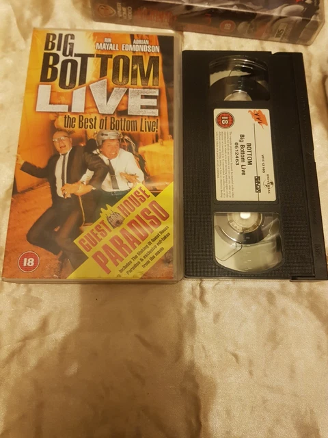 BIG BOTTOM LIVE best of bottom live rik mayall adrian edmondson vhs ...