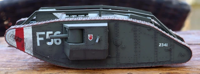 WORLD WAR I Mk IV Tank (Male) in 1/35th scale built from an Emhar ...