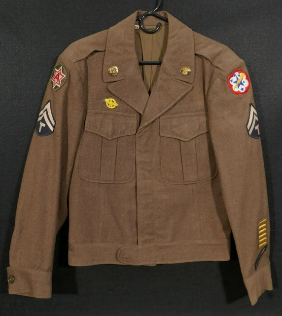 WW2 US ARMY Signal Corps Forces West Pac & 6th Army T/5 Ike Jacket 1944 ...
