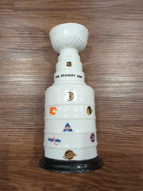 RARE NHL STANLEY Cup 9" Ceramic Coin Bank Hockey French Collectible ...