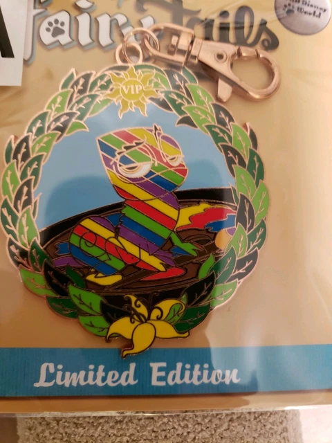 DISNEY FAIRY TAILS Pin Event Pascal Rapunzel Lanyard Medal LE 100 Best ...
