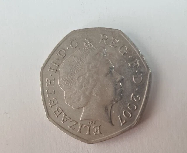 RARE 50P 2007 Boy Scouts 100th Anniversary Be Prepared Fifty Pence Coin ...